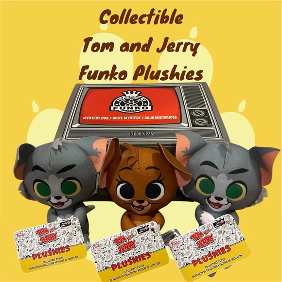 Funko | Toys | Nwtnib Tom And Jerry Funko Plushies Bundle | Poshmark